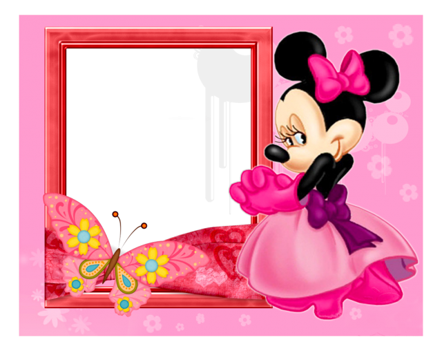 PNG Minnie Mouse Picture Photo Frame | Citypng