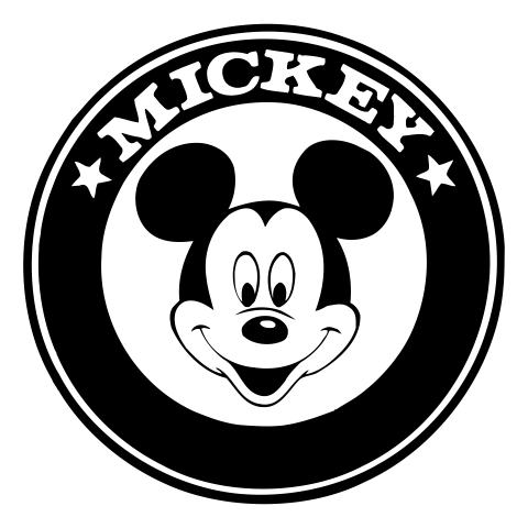 HD Mickey Mouse Name Logo PNG | Citypng