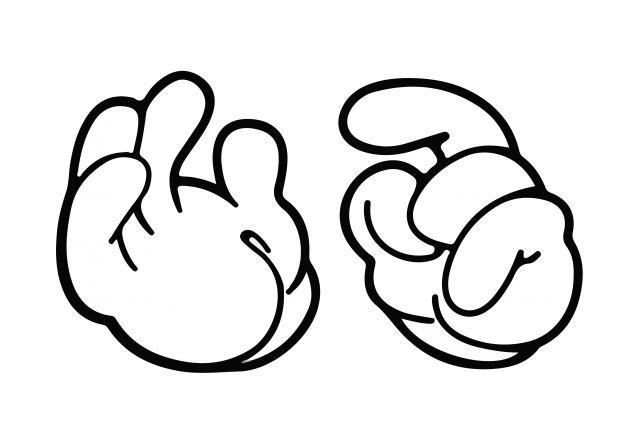 Mickey Mouse Hands Gloves PNG | Citypng
