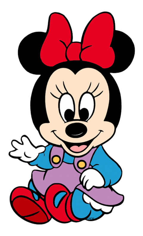 Baby Minnie Mouse Laying Down PNG | Citypng