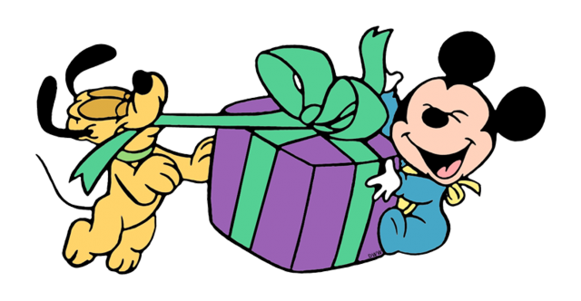 Pluto And Mickey Mouse Babies Playing Clipart PNG | Citypng