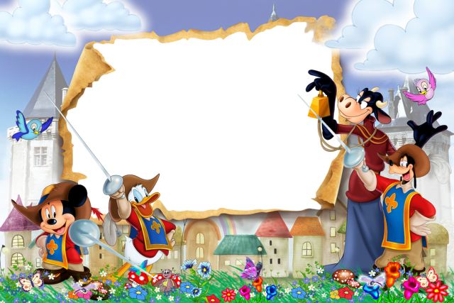Mickey Mouse Characters Photo Frame FREE PNG | Citypng