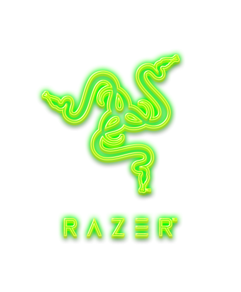 Green Razer Neon Logo Download PNG | Citypng