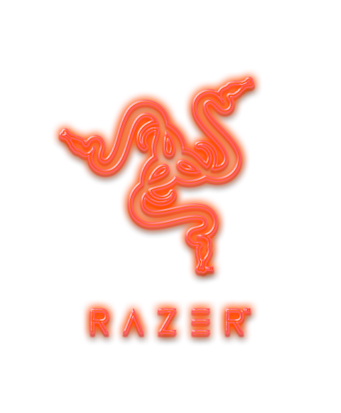 Red Razer Glowing Neon Logo PNG | Citypng