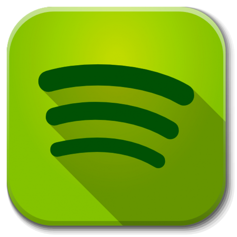 Square Black & Green Spotify App Icon PNG | Citypng