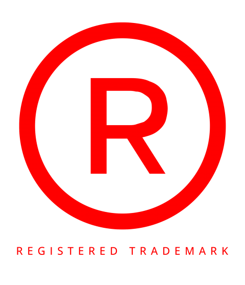 R Registered Trademark White Logo PNG | Citypng