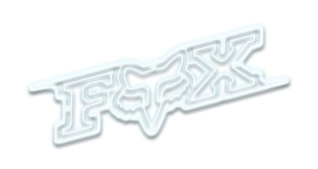 HD Fox Racing Blue Neon Logo Transparent Background | Citypng