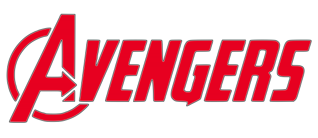 Red Marvel Avengers Logo