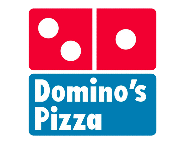 HD Dominos Pizza Black & White Logo PNG | Citypng