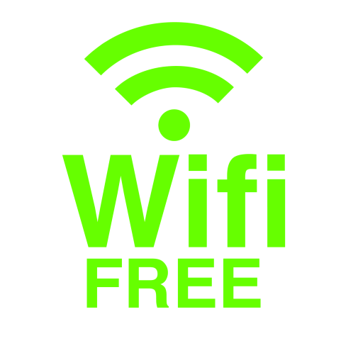 WIFI Free White Logo Sign PNG IMG | Citypng