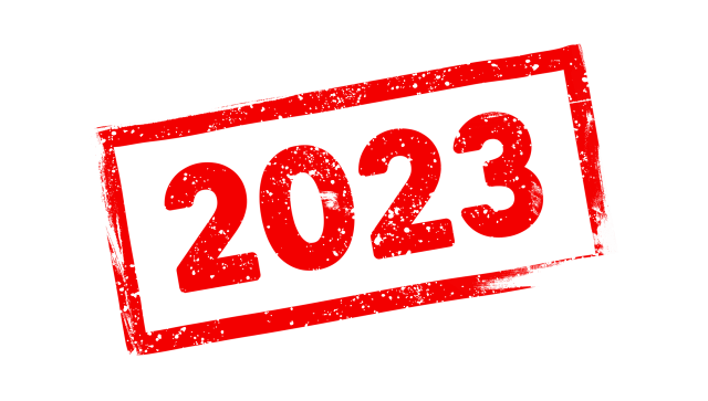 2023 Green Year Date Stamp Sign Logo PNG | Citypng