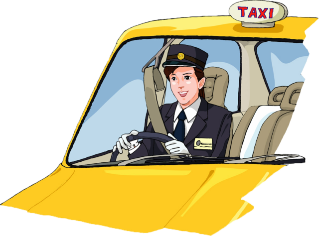 HD Taxi Cab Driver Cartoon Character Bad Face PNG | Citypng