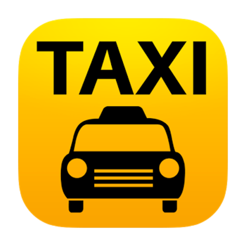 Taxi Mobile Square App Icon PNG | Citypng