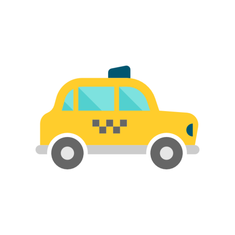 Taxi Yellow Cab Car Icon FREE PNG | Citypng