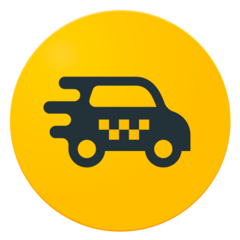 Flat Checker Cab Taxi Icon FREE PNG | Citypng