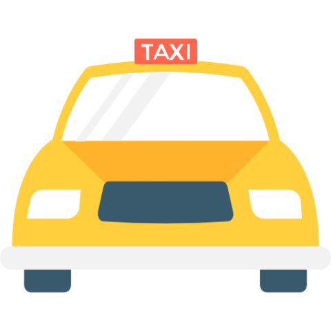 Vector Vintage Taxi Cab Icon PNG | Citypng