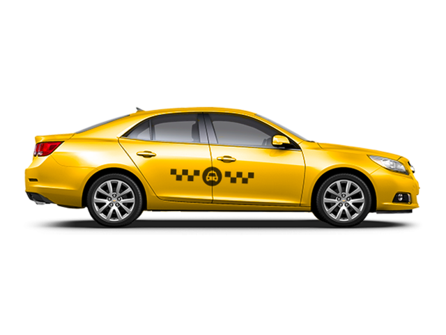 HD Taxi Cab Car Vehicle Side View Illustration PNG | Citypng
