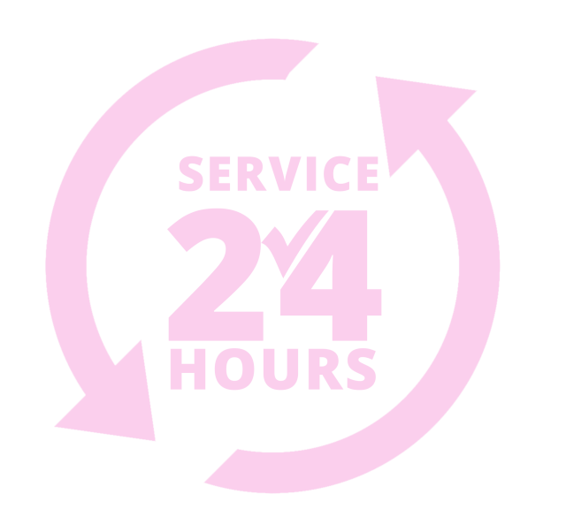 HD 24 Hours Service Gold Logo Icon Sign PNG | Citypng