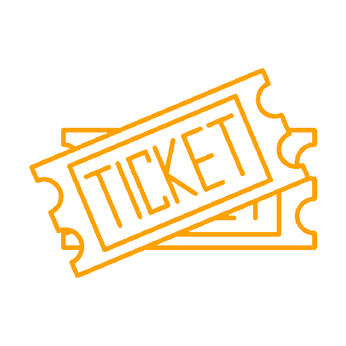 Purple Two Tickets Icon Download PNG | Citypng