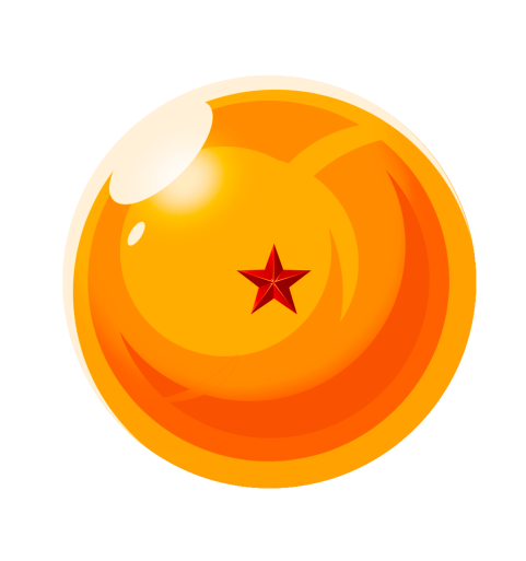 Dragon Ball Z DBZ Crystal Ball 2 Stars PNG | Citypng