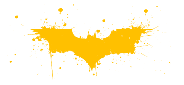 HD Black & Yellow Batman Official Logo PNG | Citypng