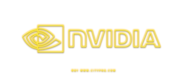 HD Nvidia Blue Neon Logo Transparent Background | Citypng