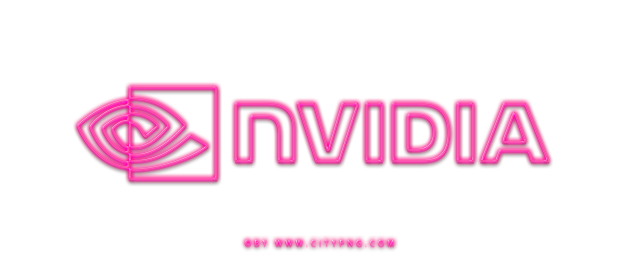 HD Nvidia Blue Neon Logo Transparent Background | Citypng