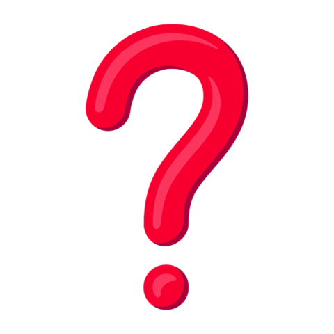Outline Red Question Mark Symbol Icon PNG | Citypng