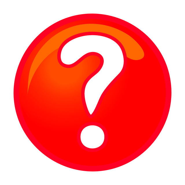 Outline Red Question Mark Symbol Icon PNG | Citypng