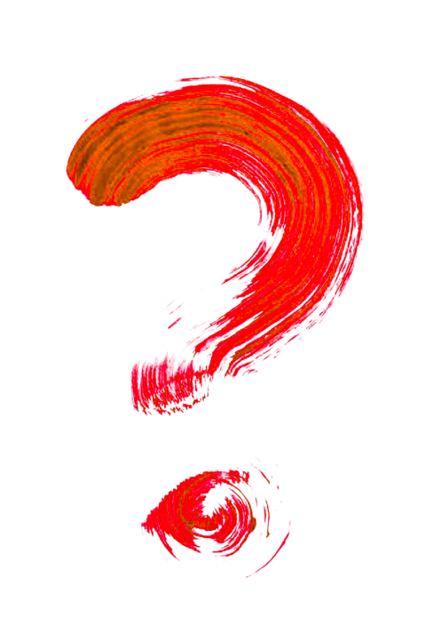 Green Brush Stroke Question Mark FREE PNG | Citypng