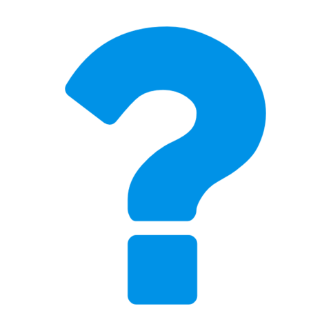 Outline Blue Question Mark Symbol Icon PNG | Citypng