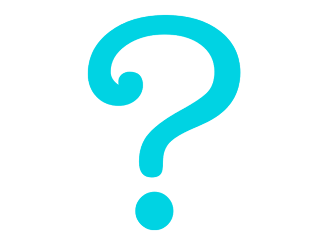 Outline Blue Question Mark Symbol Icon PNG | Citypng