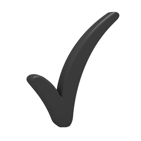 Tick Check Correct True Done Mark 3D Green Icon PNG | Citypng