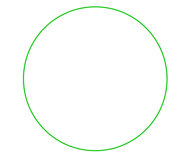 Circle Green Dotted Border HD PNG | Citypng