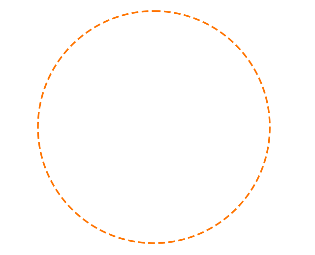 Circle Pink Dashed Border PNG Image | Citypng