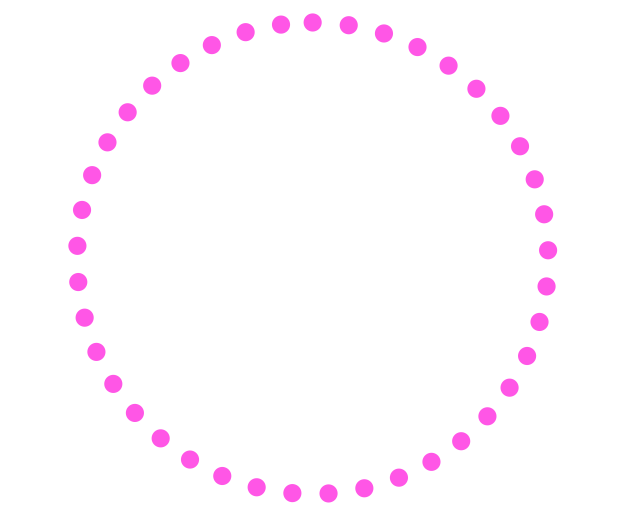 Dotted Pink Circle HD PNG | Citypng