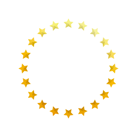 Star Circle Border Clipart