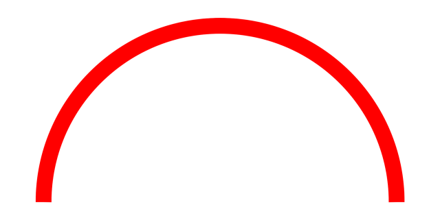 Orange Half Semi Circle PNG IMG | Citypng