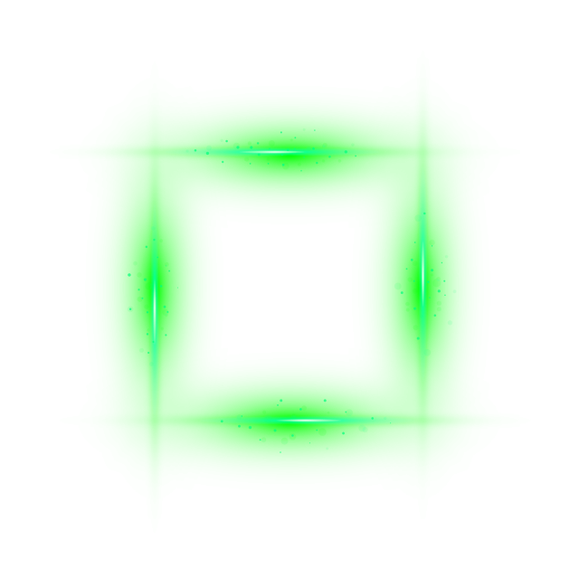 Abstract Glowing Green Light Effect PNG | Citypng