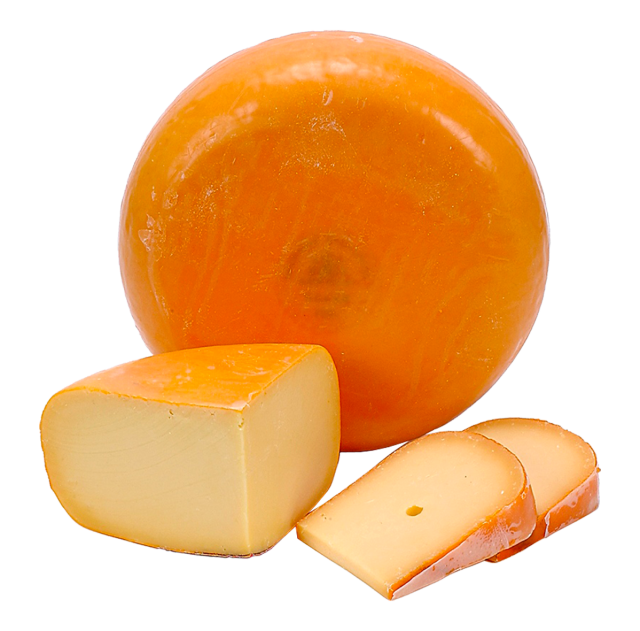 Yellow Cheese Wheel Beside A Piece PNG Image | Citypng