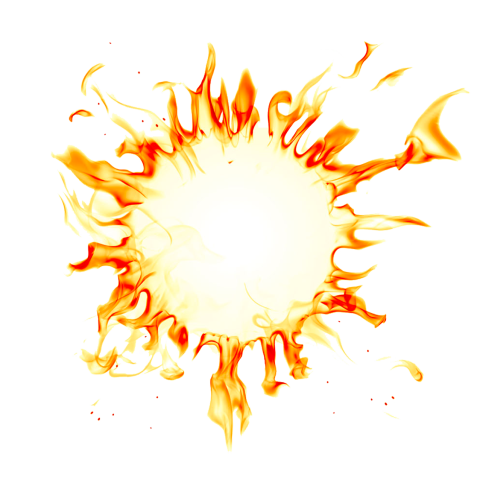 Sparkle Fire Circle Ring PNG Image | Citypng