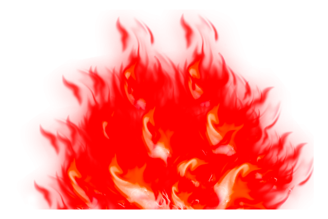 Transparent Red Fire Flames Effect | Citypng