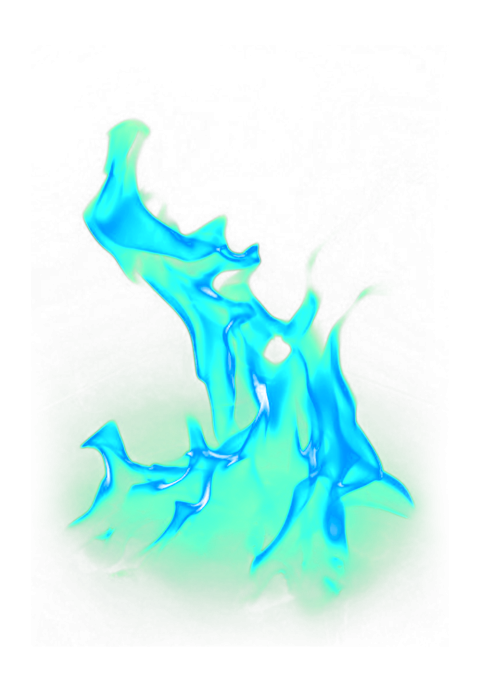 Blue Fire Effect Png