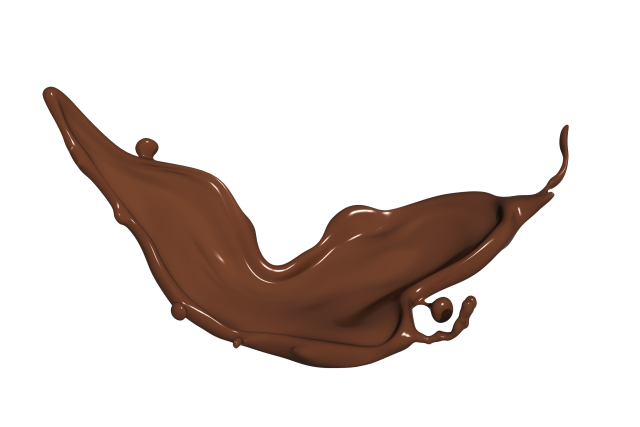 HD Realistic Chocolate Melted Splash PNG | Citypng