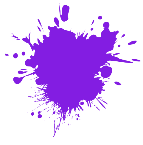 HD Purple Liquid Paint Splatter Splash PNG | Citypng