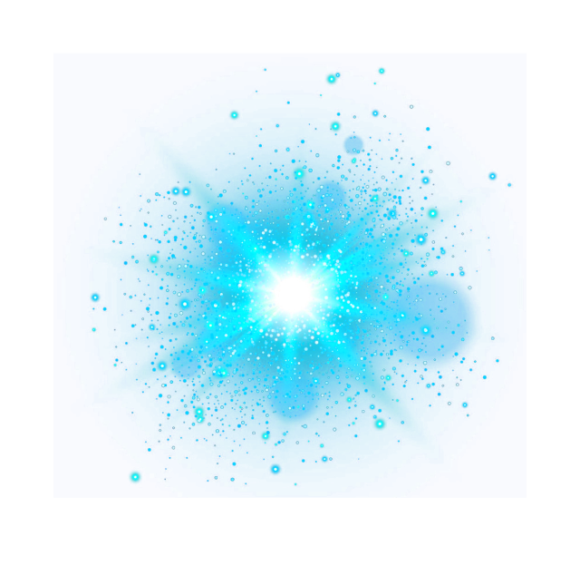 Transparent HD Blue Light Effect | Citypng