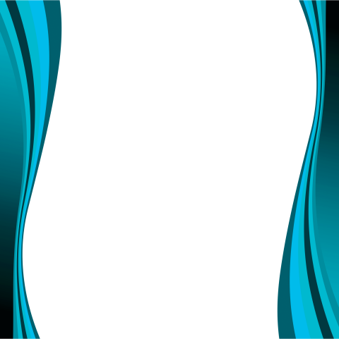 Abstract Blue Curved Lines Borders Frame PNG Image | Citypng