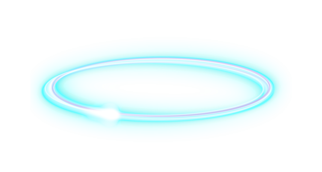 Yellow Glowing Ring Circle Effect HD PNG | Citypng