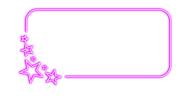 Purple Neon Frame Transparent PNG | Citypng