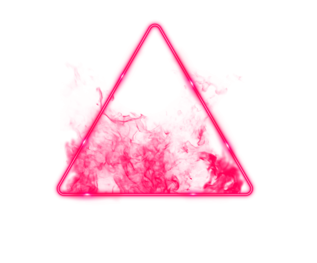 Red & Purple Neon Triangle PNG | Citypng